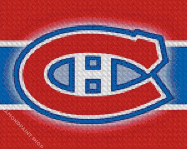 Habs Team Logo - Diamond Paintings - DiamondPaint.Shop